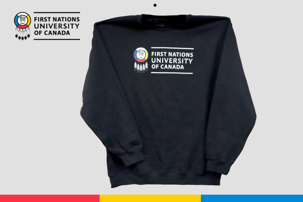 First Nations University of Canada Sweater - Black - FNUniv.ca