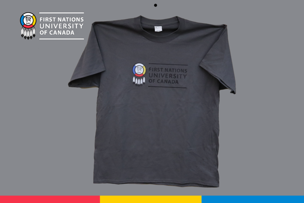 First Nations University of Canada T-shirt - Grey - FNUniv.ca